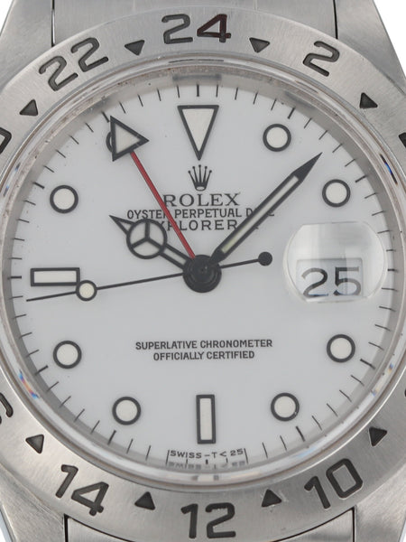 37520: Rolex Explorer II "Transitional", 3085 caliber Ref. 16550, Circ – Paul Duggan Fine Watches