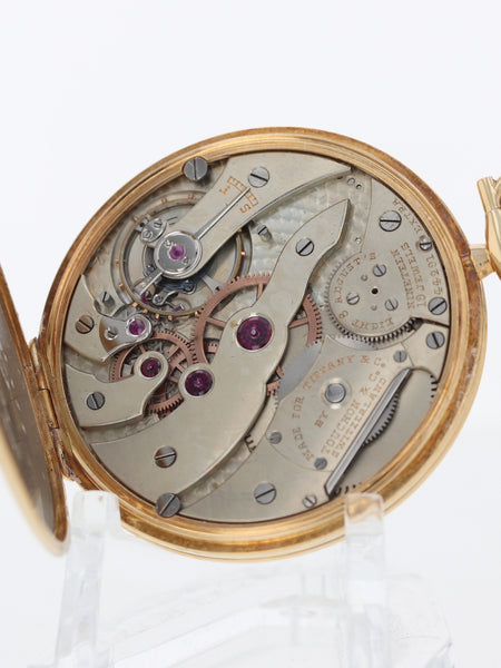 38748: Tiffany & Co. 18k and Platinum Ultra Thin Touchon Pocketwatch ...