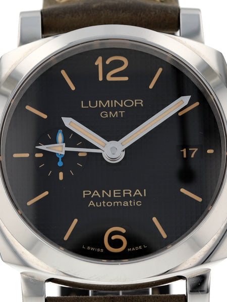 40381: Panerai Luminor 3-Day GMT, PAM01535, Full Set – Paul Duggan Fine ...