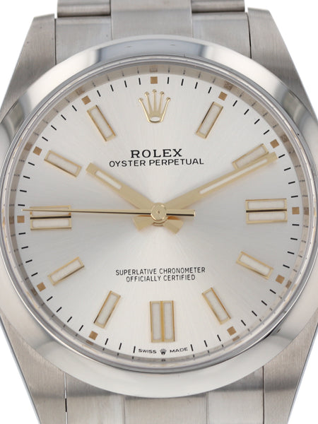 J40679: Rolex Oyster Perpetual 41, Ref. 124300, 2022 Full Set – Paul ...